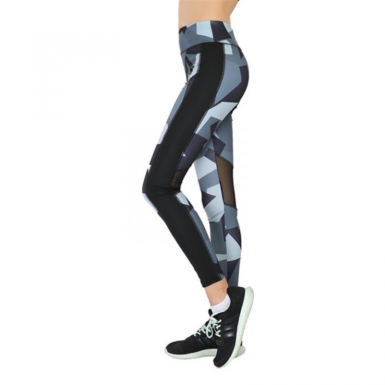 High Waist Gym Leggings with Printed Pattern – Awesome Leggings Outfit ...